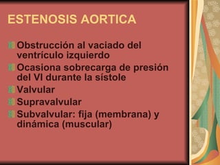 Estenosis Aortica Insuficiencia Aortica | PPT