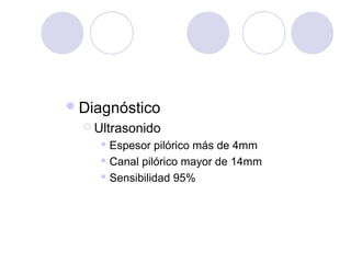 Estenosis hipertrófica congénita de piloro | PPT