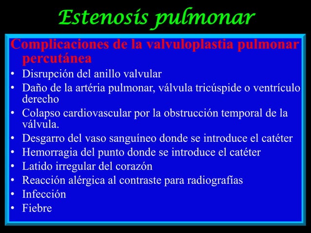 Estenosis pulmonar | PPTX | Heart and Cardiovascular Diseases ...