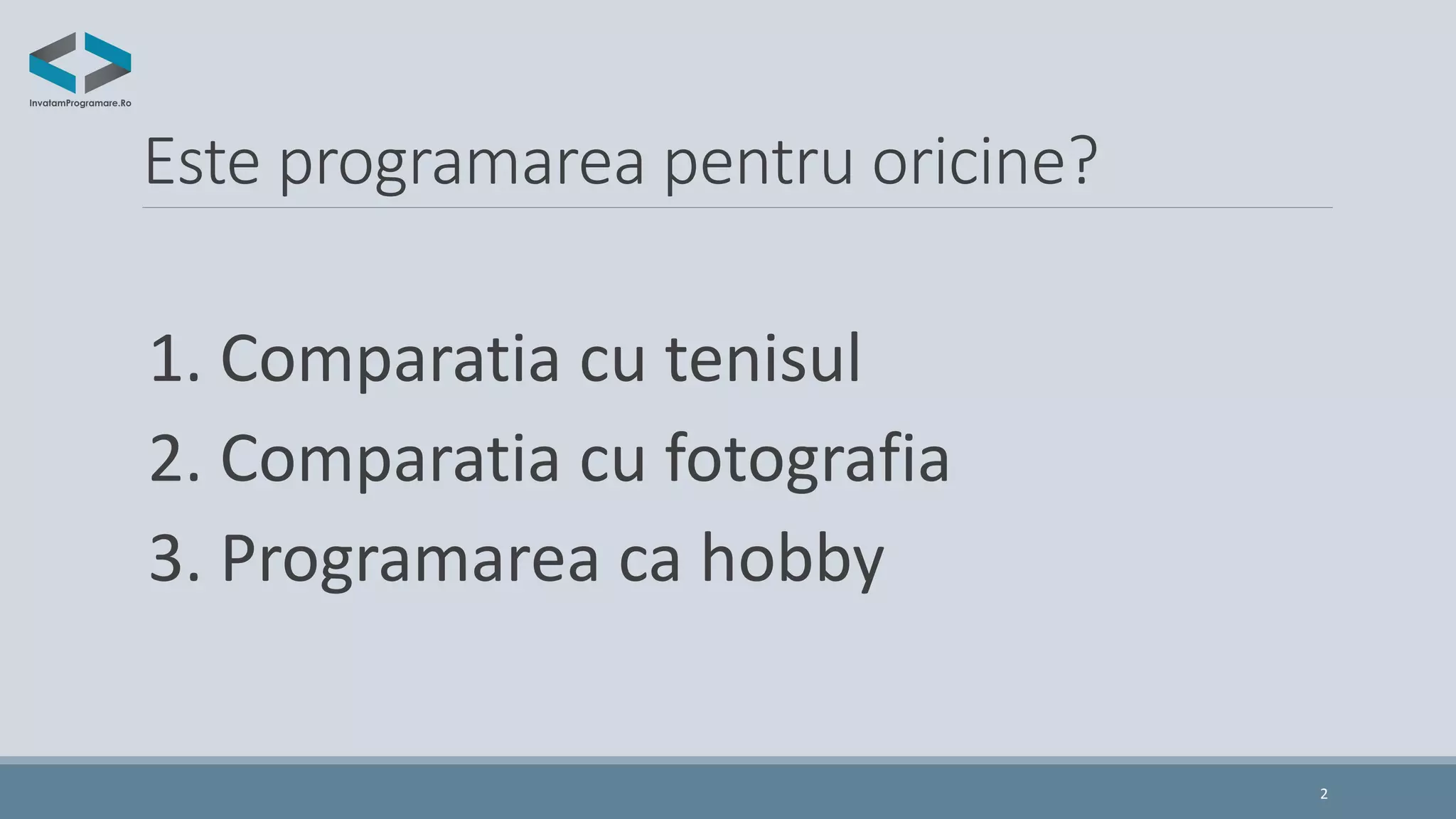 Este programarea pentru oricine? | PPTX