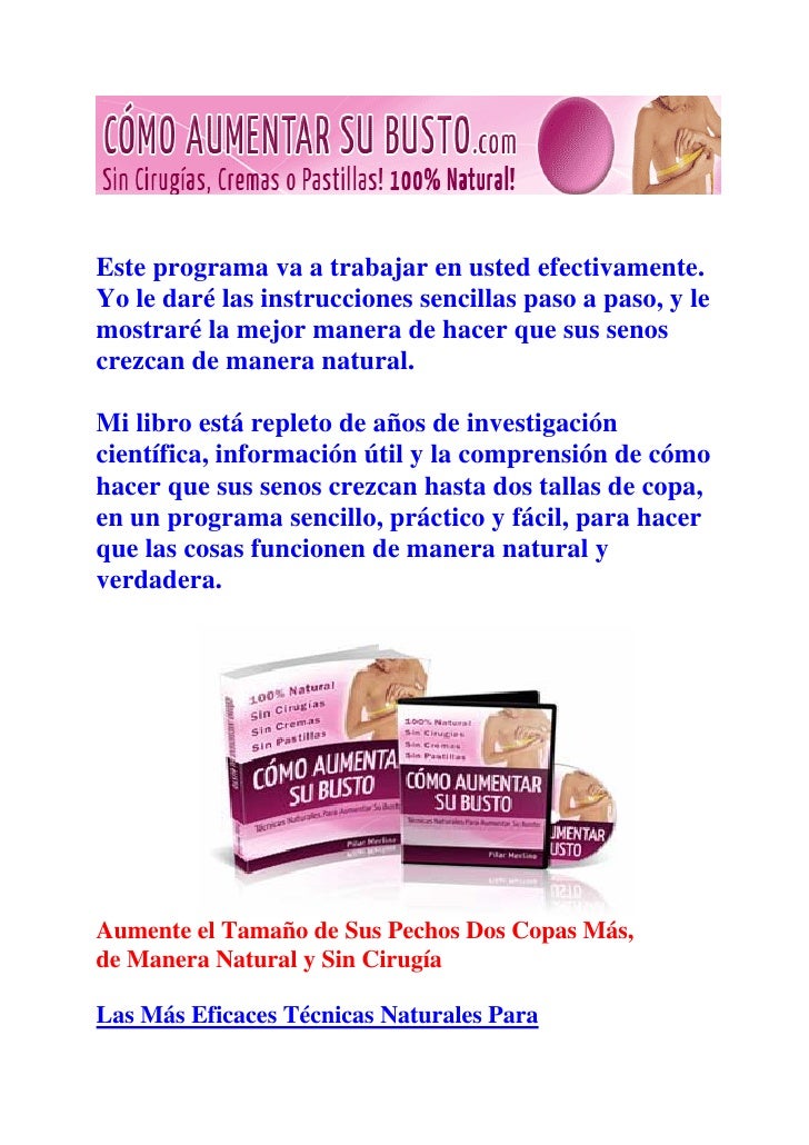 Senos Pequeños Senos Grandes Aumentar Senos