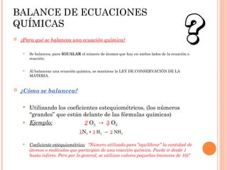 Estequiometría-Balance ecuaciones qu.ppt