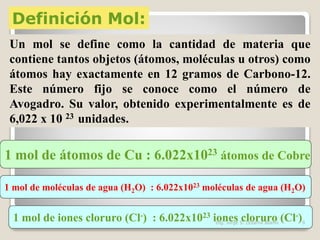 estequiometria---bases y fundamentos principales-mol-coeficiente ...