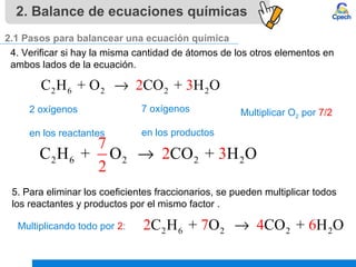 Estequiometria ii equilibrio de ecuaciones y cálculos estequiométricos ...