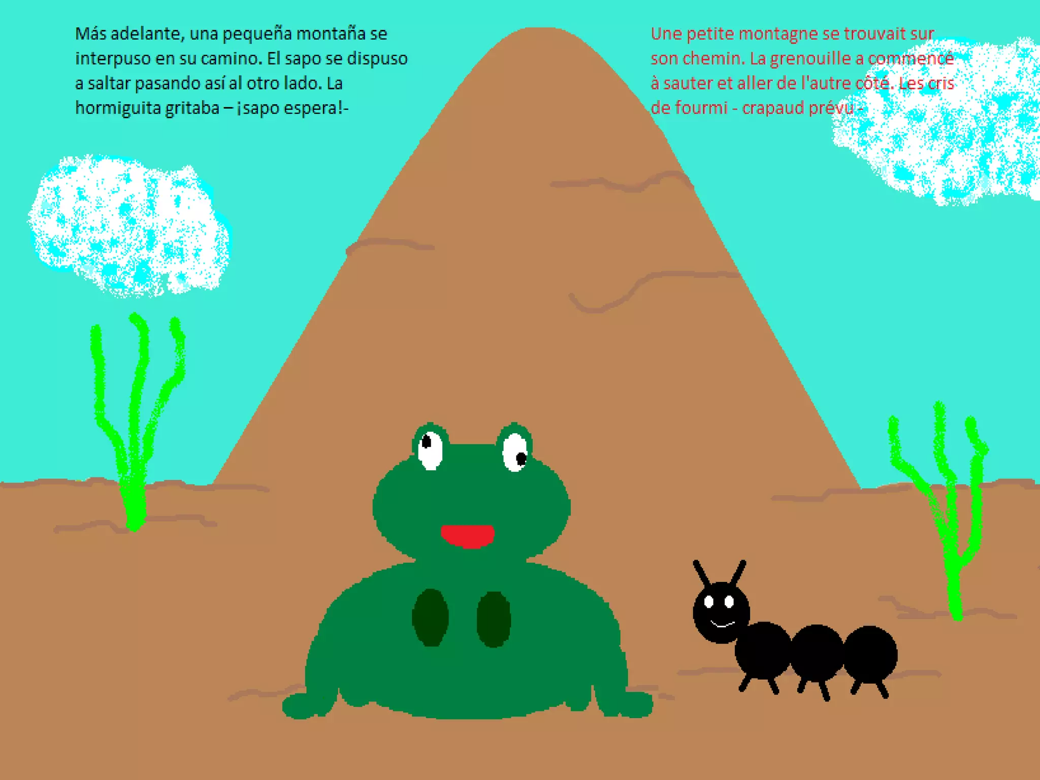 Ester pilar-el sapo y la hormiga-biling | PPTX