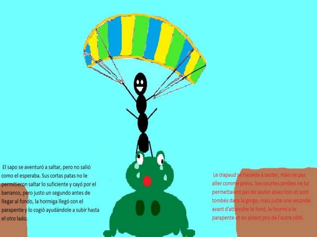 Ester pilar-el sapo y la hormiga-biling | PPTX