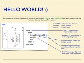 Esterel as A Realtime System Programming Language | PPT