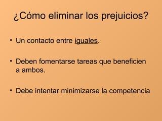 Estereotipos y prejuicios | PPT