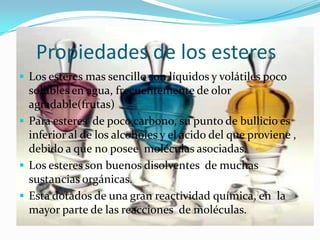 Esteres | PPTX