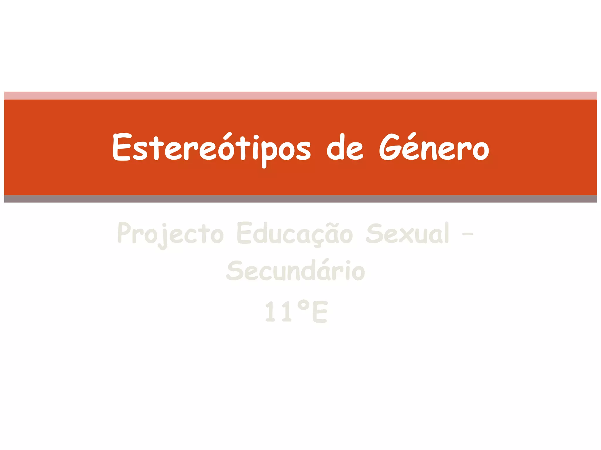 Estereótipos de género | PPT