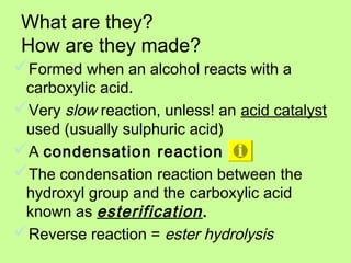 Esterification | PPT