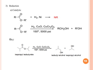 Esterification ppt selfmade | PPTX