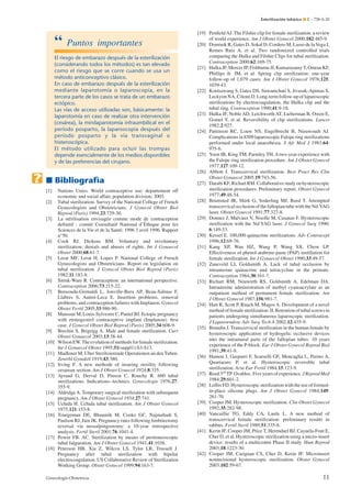 Esterilizacion tubaria | PDF
