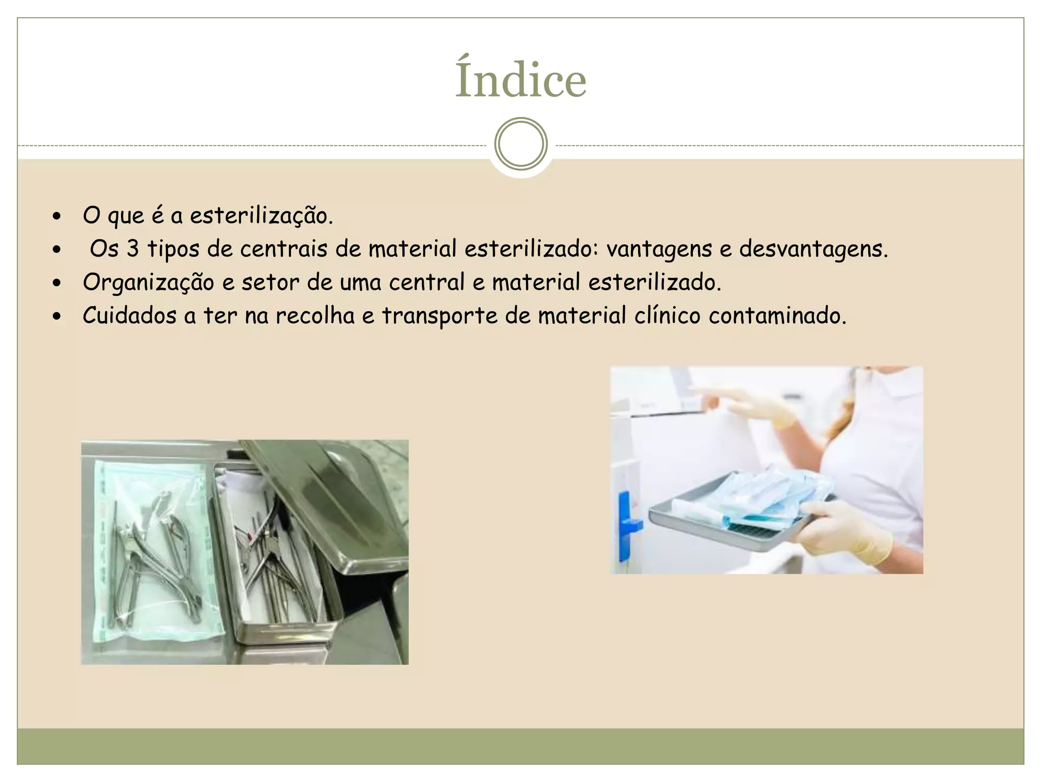 Esterilização dos materiais hospitalares | PPTX