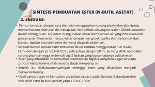 Sintesis Senyawa Ester dan Tata Nama serta kegunaan dalam kehidupan | PPTX