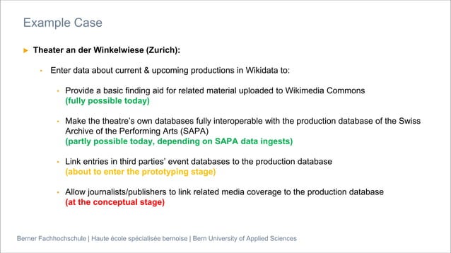 Using Wikidata for Performing Arts Related Data | PPT