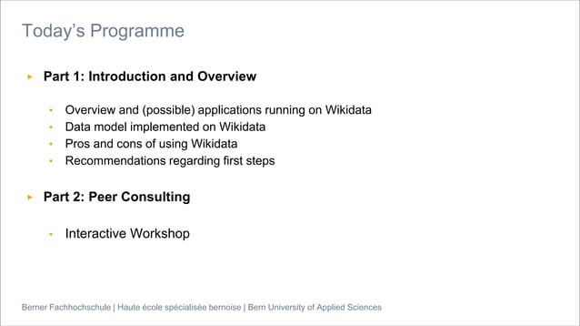 Using Wikidata for Performing Arts Related Data | PPT