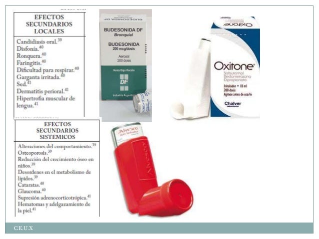 Esteroides inhalados y mucolíticos