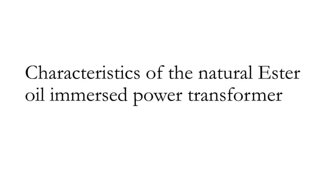 Ester oil.pptx | Science