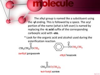 Esters | PPT