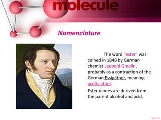 Esters | PPT