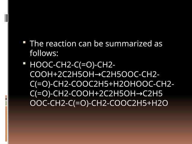 preparation, chemical reactions of esters.pptx