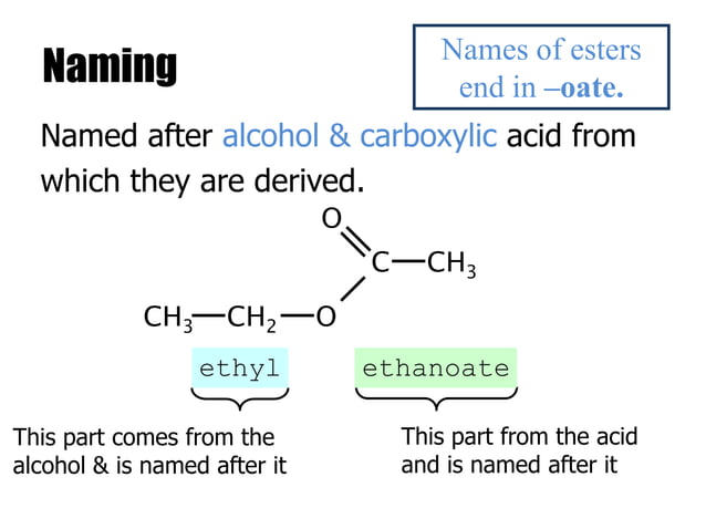 Esters, all properties | PPTX | Chemistry | Science