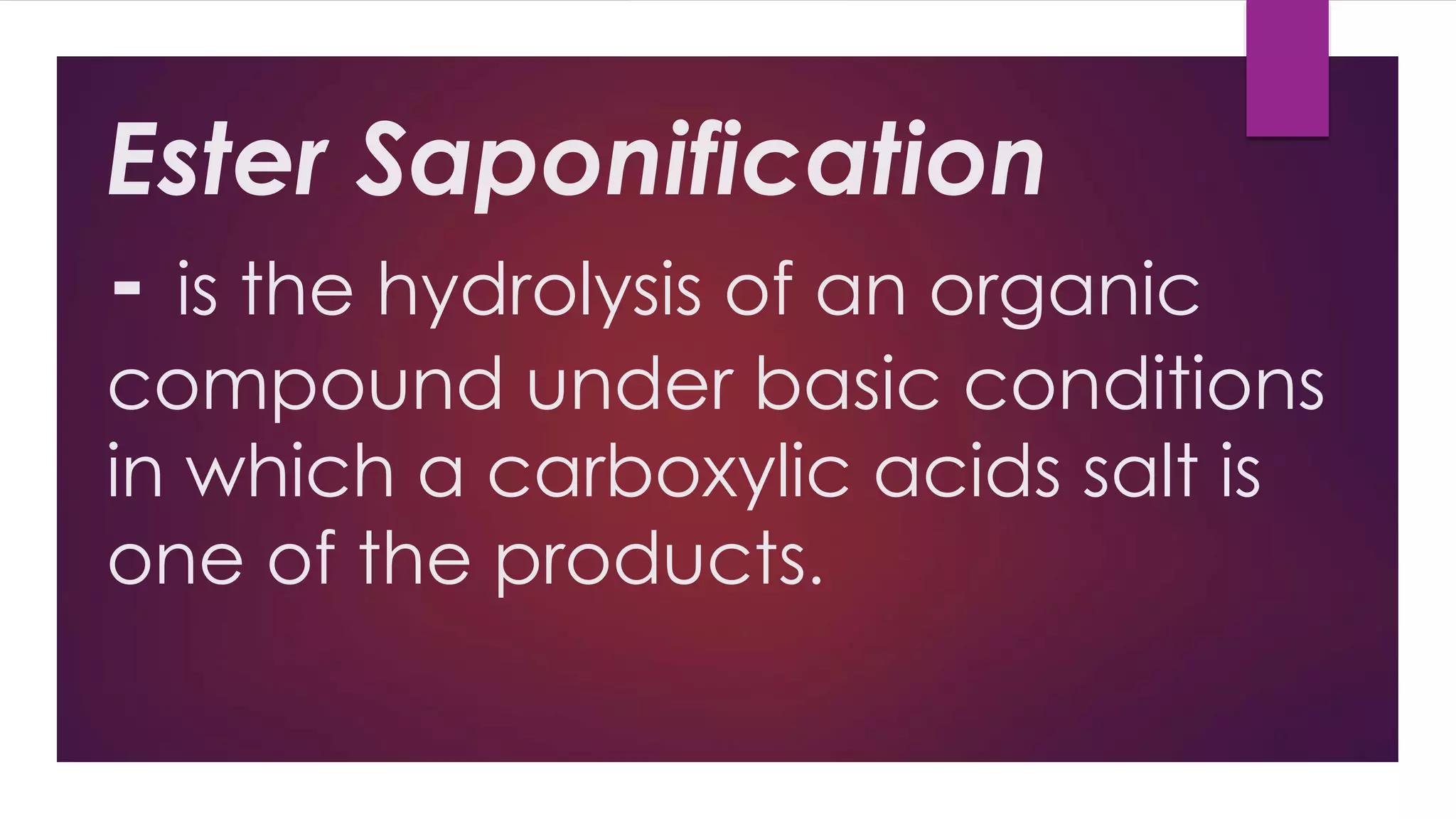 Esters (chemistry) | PPTX