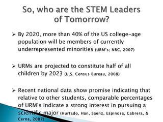 Attracting Underrepresented Minorities through Contextualized Learning ...