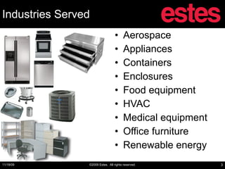 Estes Power Point Presentation | PPT