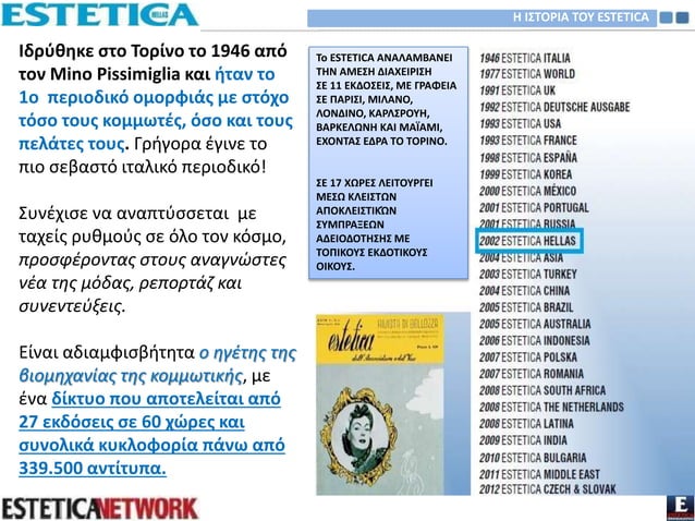 Estetica Magazine Hellas: Greek Media Kit | PPT