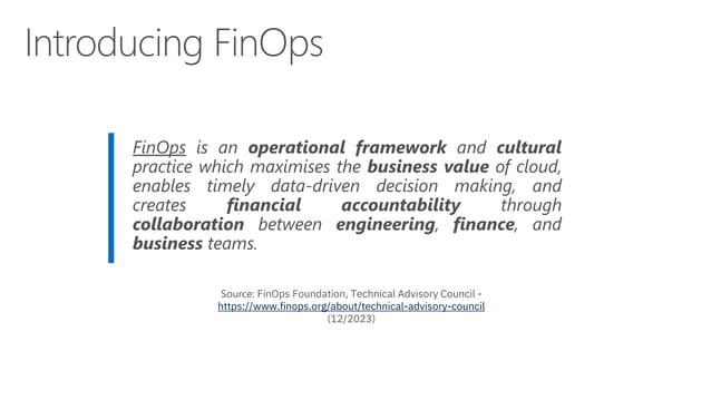 Efficient Cloud Resource Management - Unleashing FinOps for Azure Cost ...