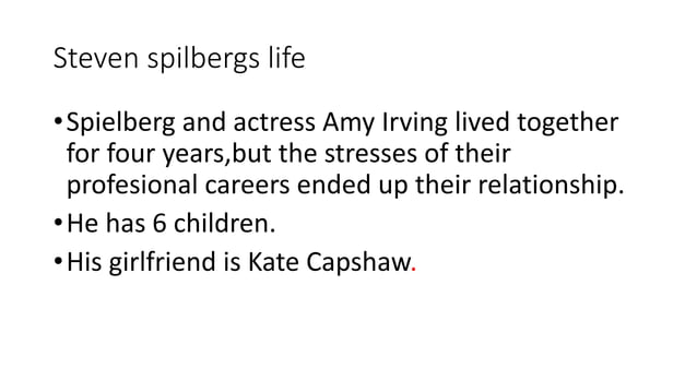 steven spilberg | PPT