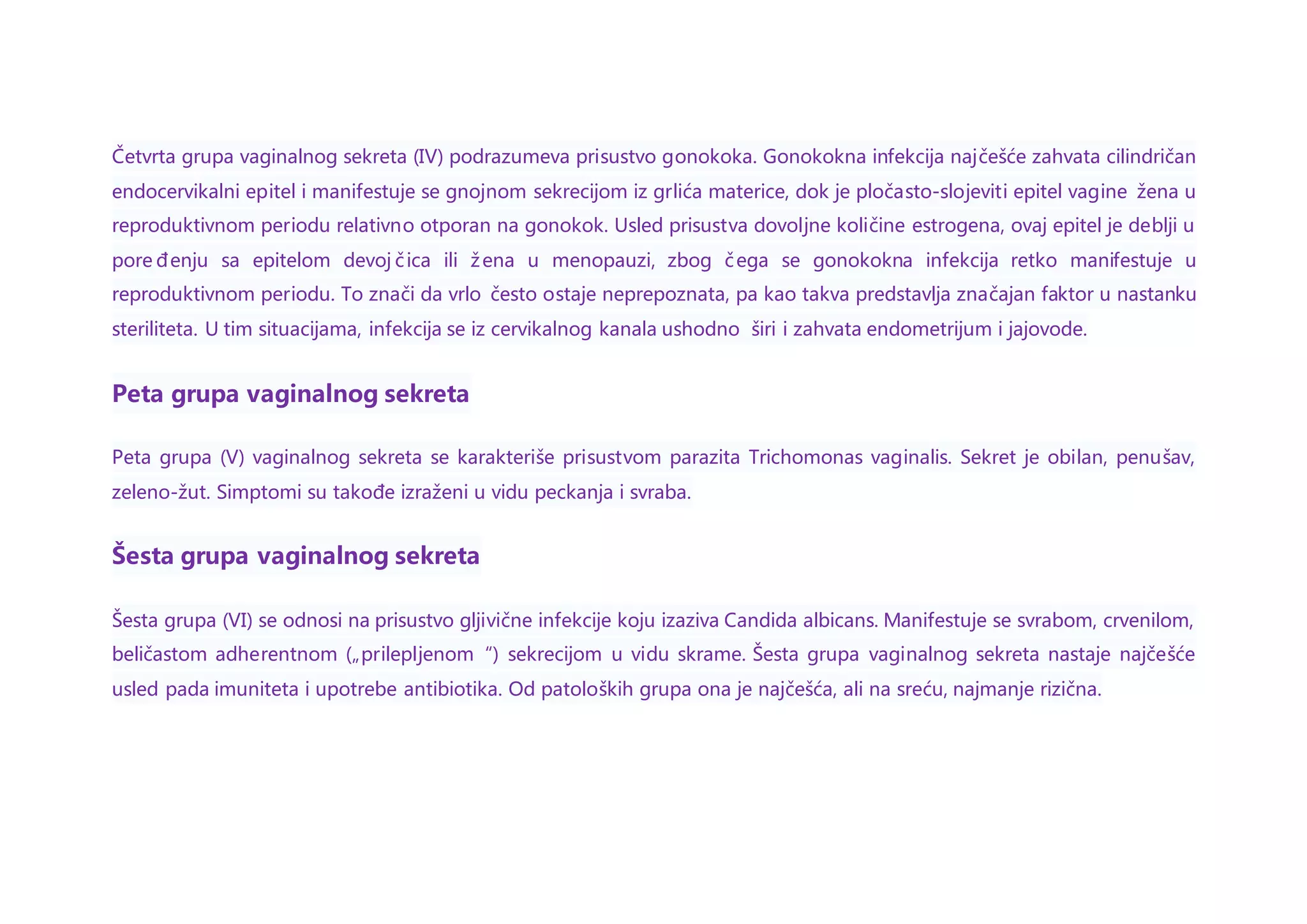 Vaginalni sekret | DOCX