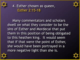 Esther 2 ss | PPT