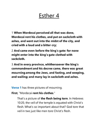 Esther 4 | PDF