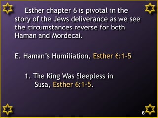 Esther 6 - 7 ss | PPTX