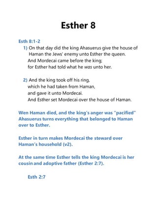 Esther 8 | PDF