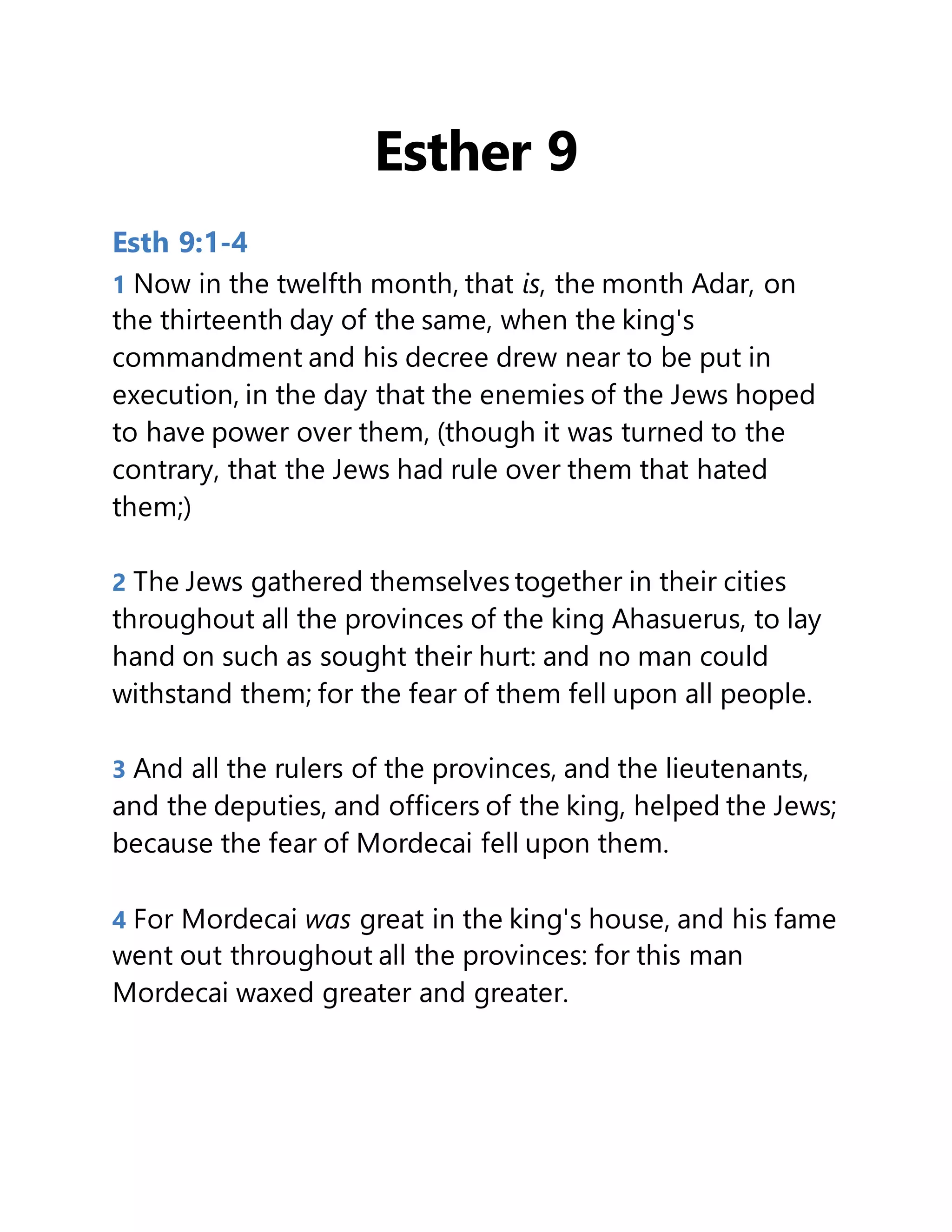 Esther 9 | DOCX