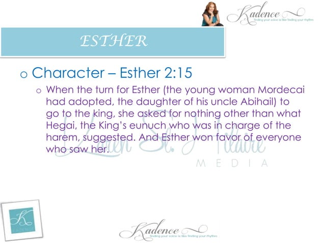 Esther class2 | PPT