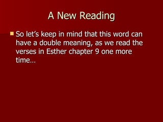 Esther powerpoint 5 | PPT