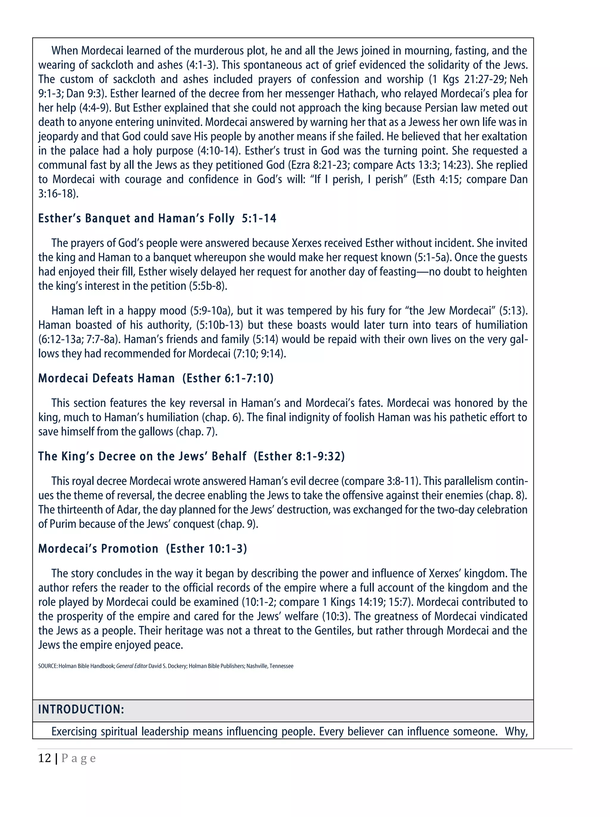 The Book of Esther | DOC