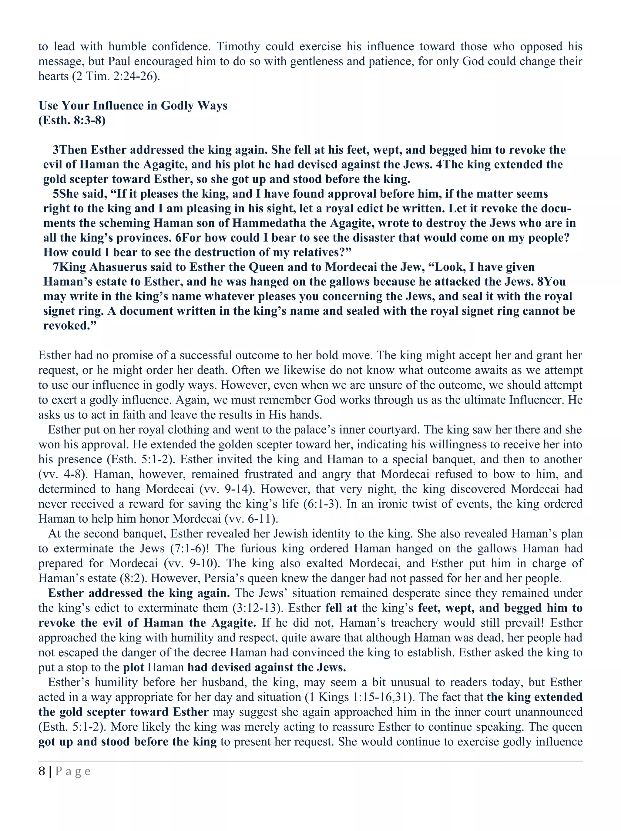 The Book of Esther | DOC