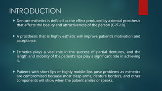 IMPORTANCE OF esthetic clasp in CPD.pptx