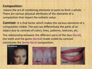 Esthetic considerations. lect 4: part one 2018 -ameer hamdi alameedee | PDF
