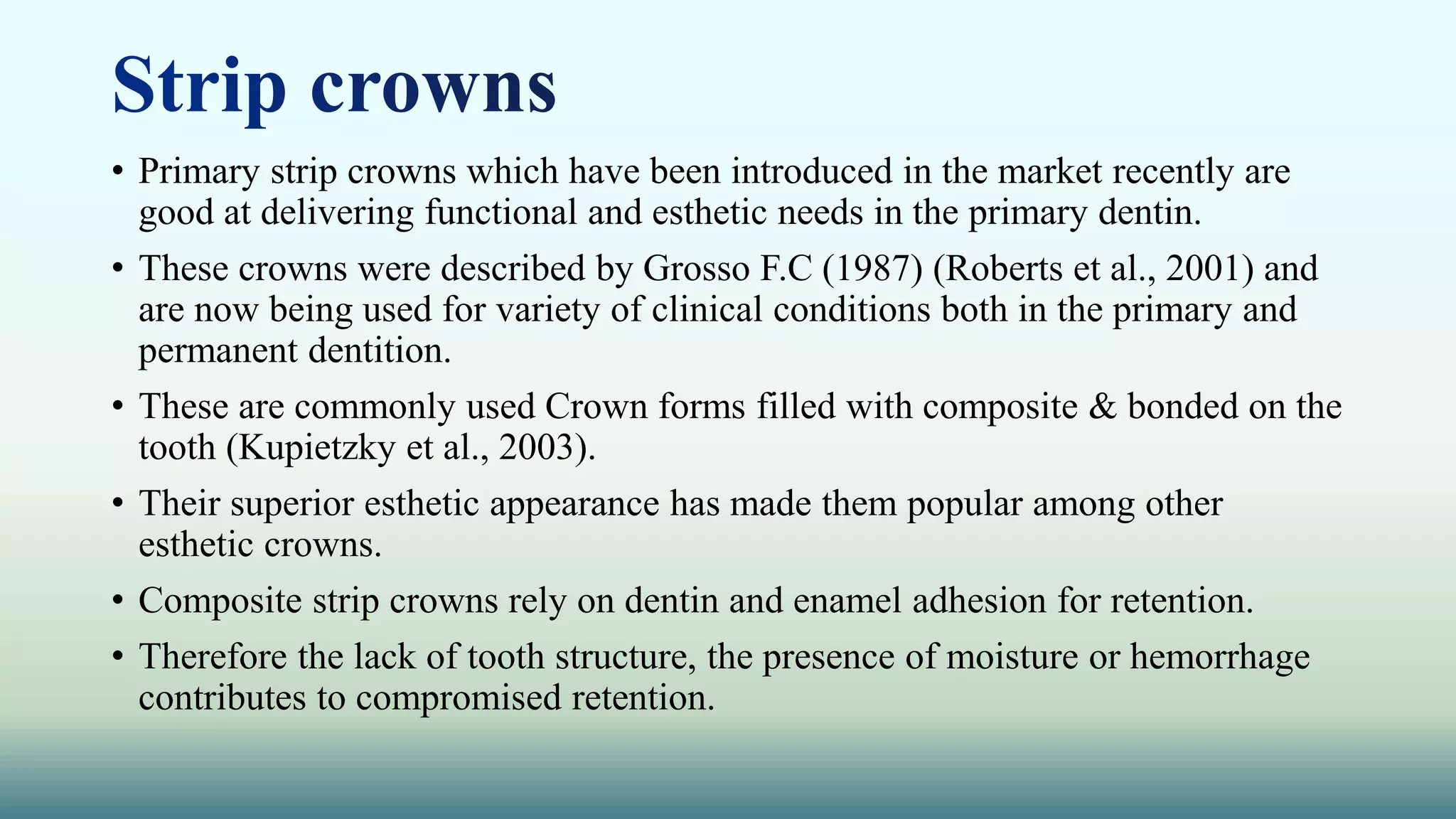 Esthetic crowns in pediatric dentistry.pptx