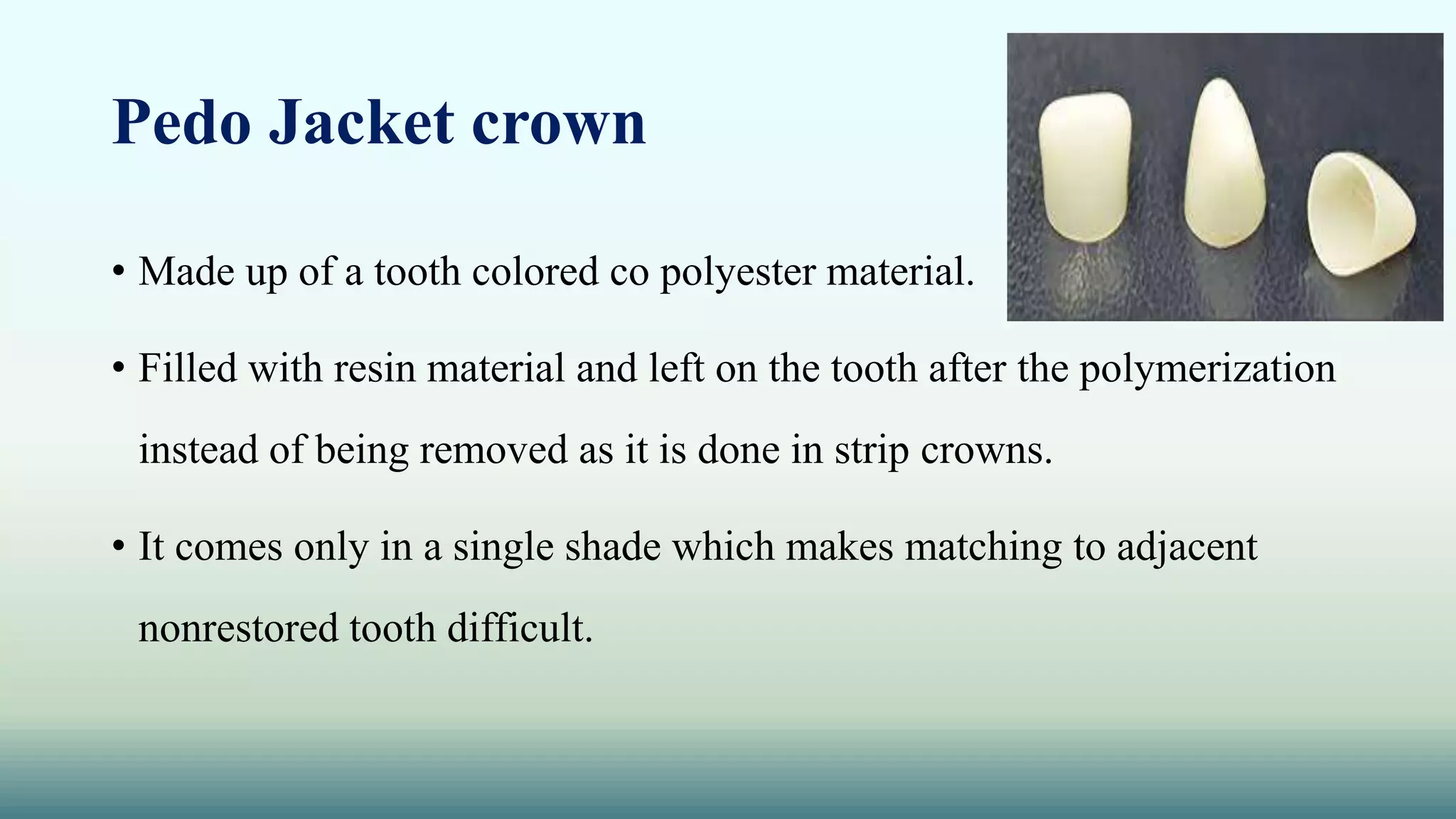 Esthetic crowns in pediatric dentistry.pptx