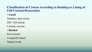 Esthetic crowns in pediatric dentistry.pptx