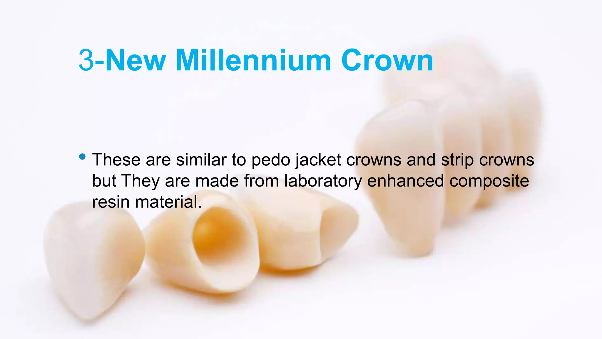 Esthetic crowns used in pediatric dentistry | PPTX