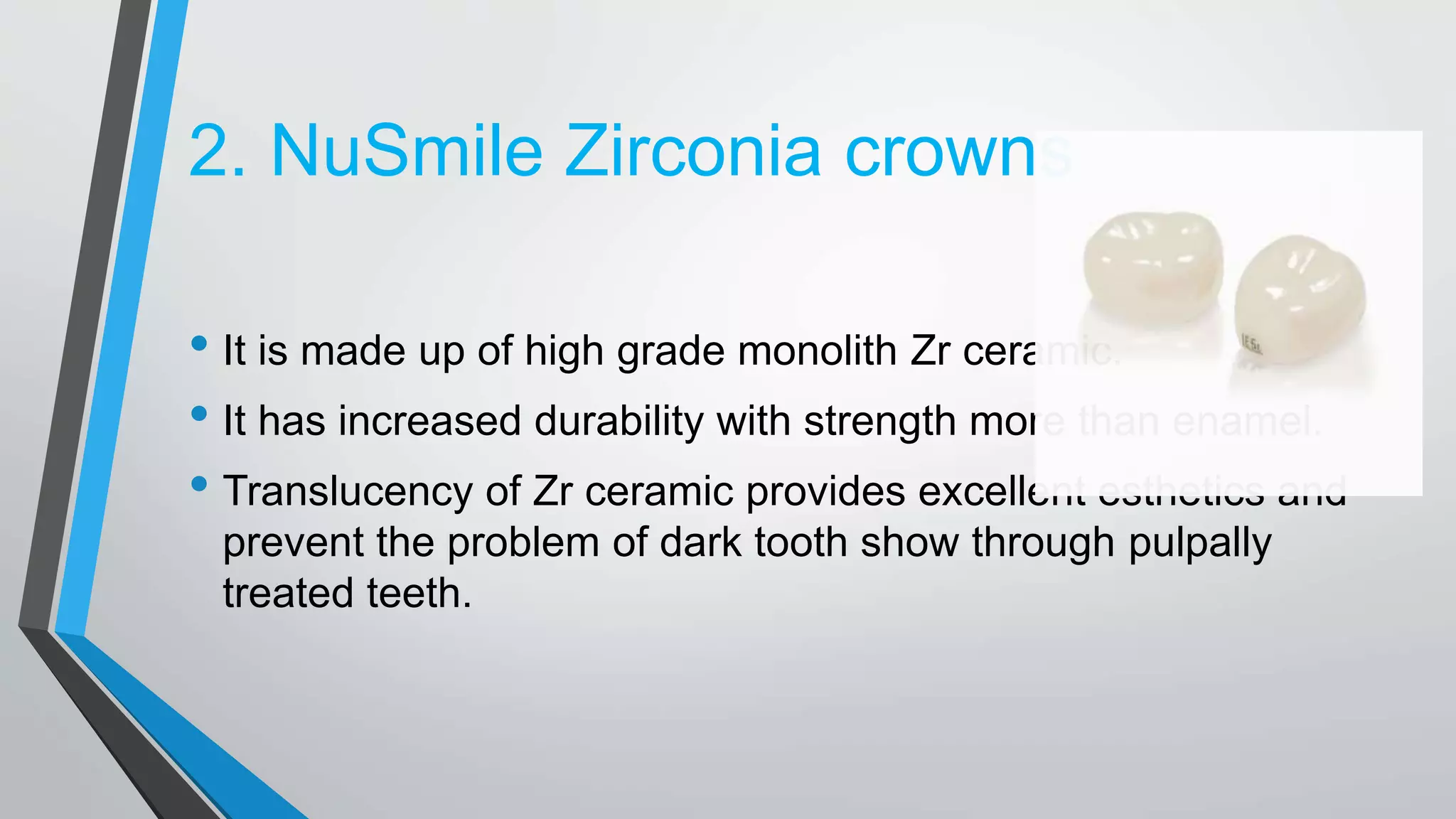 Esthetic crowns used in pediatric dentistry | PPTX